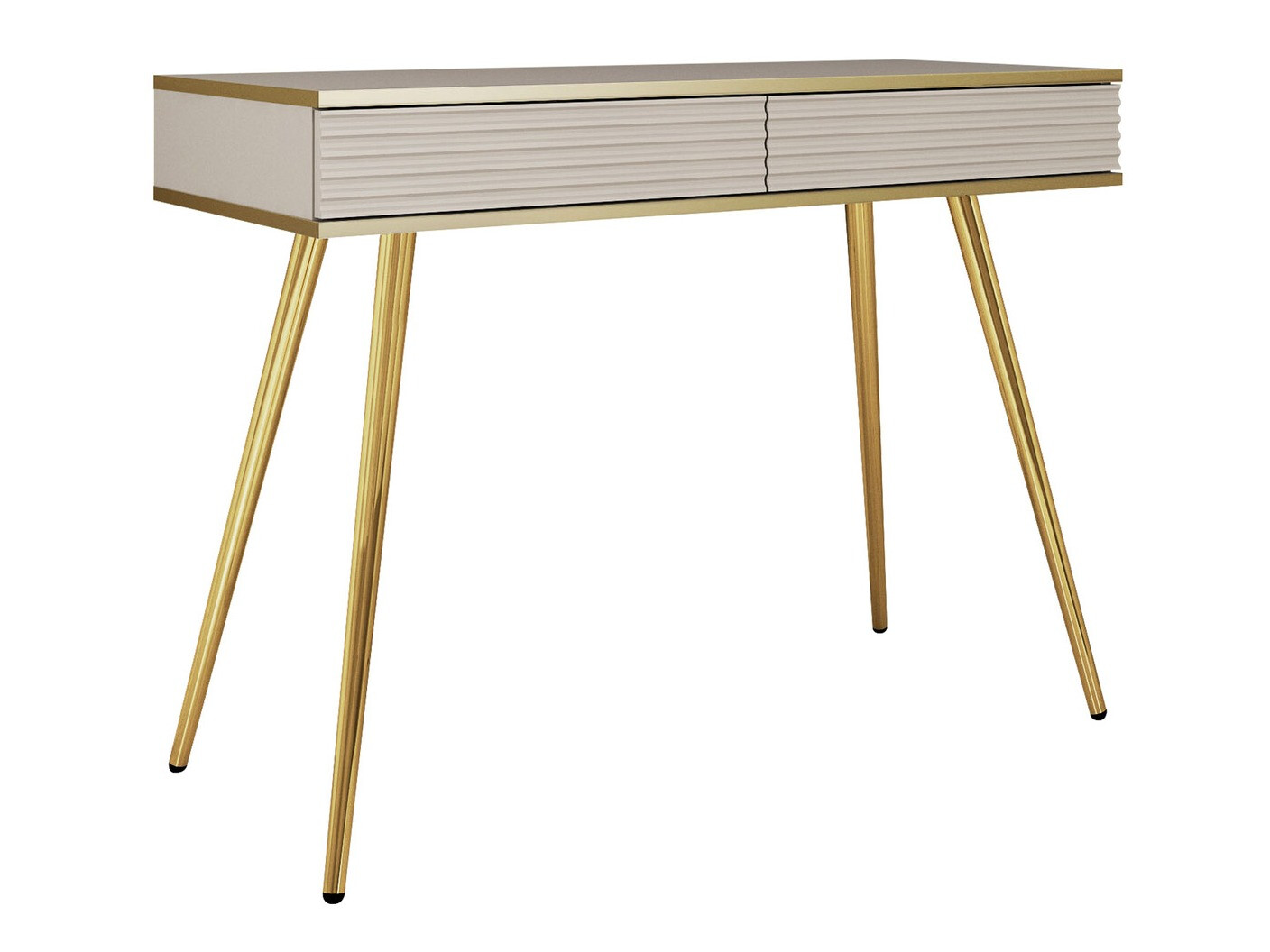 Console Lima AG106 (Crème + Doré) - Meubles de salon | Mobilier1.fr